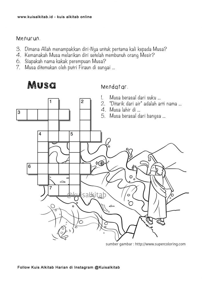 Teka-Teki Silang Alkitab (TTS) - Kuis Alkitab