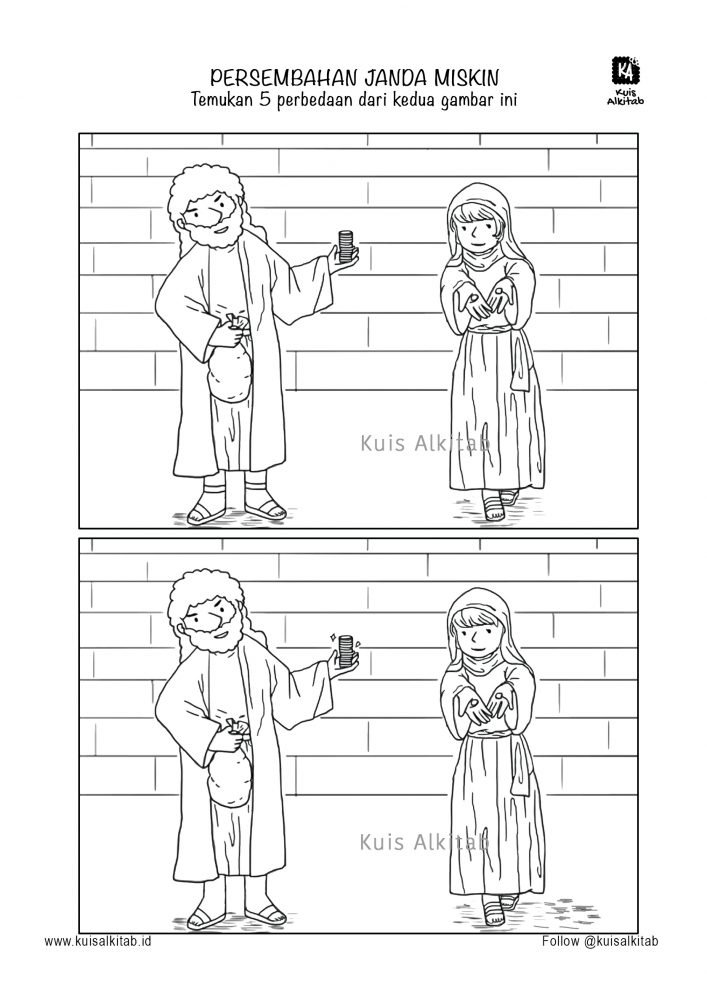 Persembahan janda miskin - Kuis Alkitab